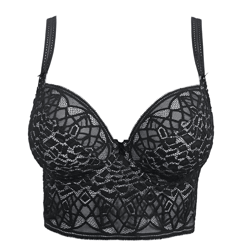 Freya Soiree Lace Longline-BH Schwarz - Bestellen Sie online bei Annadiva