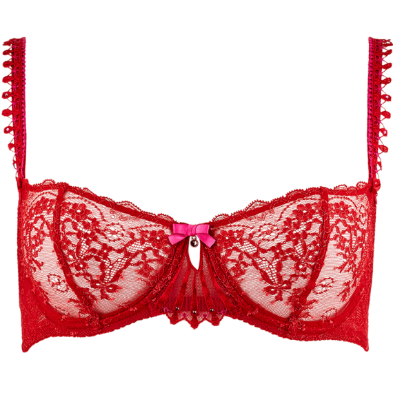 Aubade Ivresse Byzantine Balconette-BH Rouge Rubis - Bestellen Sie ...