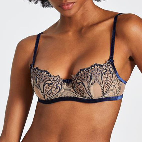 Aubade Coeurs Enlaces Balconette BH Nightfall - Annadiva