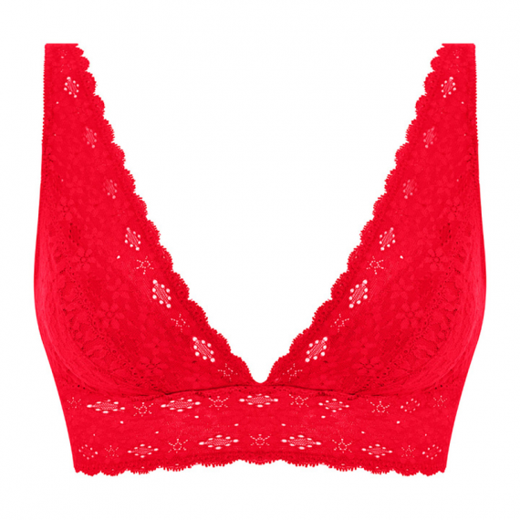 Wacoal Halo Lace Bralette Equestrian Red - Annadiva