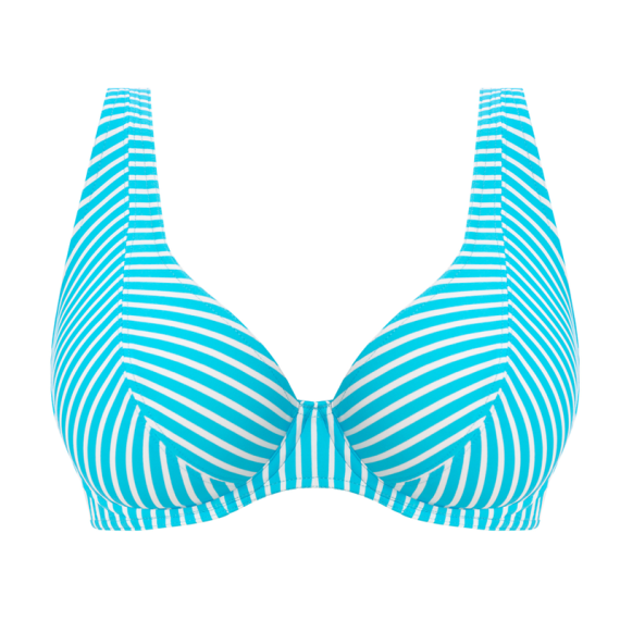 Freya Bademode Jewel Cove Bügel Bikinitop Stripe Turquoise