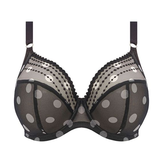 Elomi Matilda Plunge BH Black Dot - Annadiva