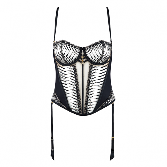 Aubade Voodoo Kiss Torselet Millenium Black - Annadiva