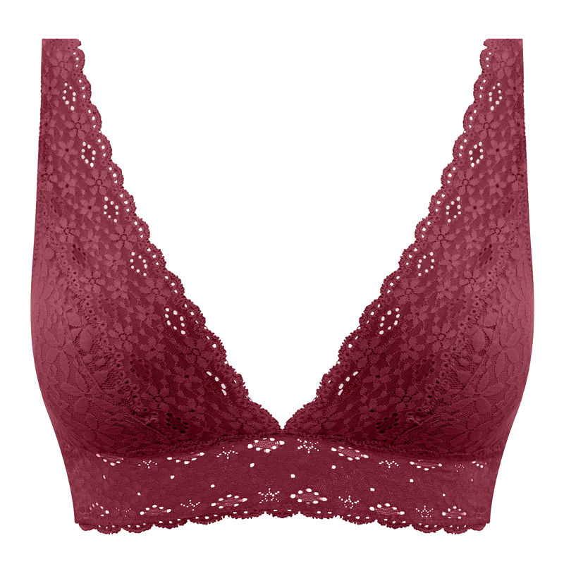 Wacoal Halo Lace Bralette Zinfandel - Annadiva