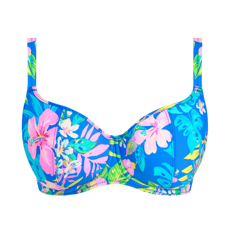 Freya Swim Hot Tropics Padded Bikinioberteil Blue - Annadiva