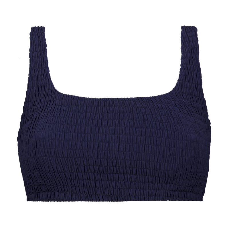 Annadiva Swim Smocky Bralette Bikini Oberteil Midnight - Annadiva